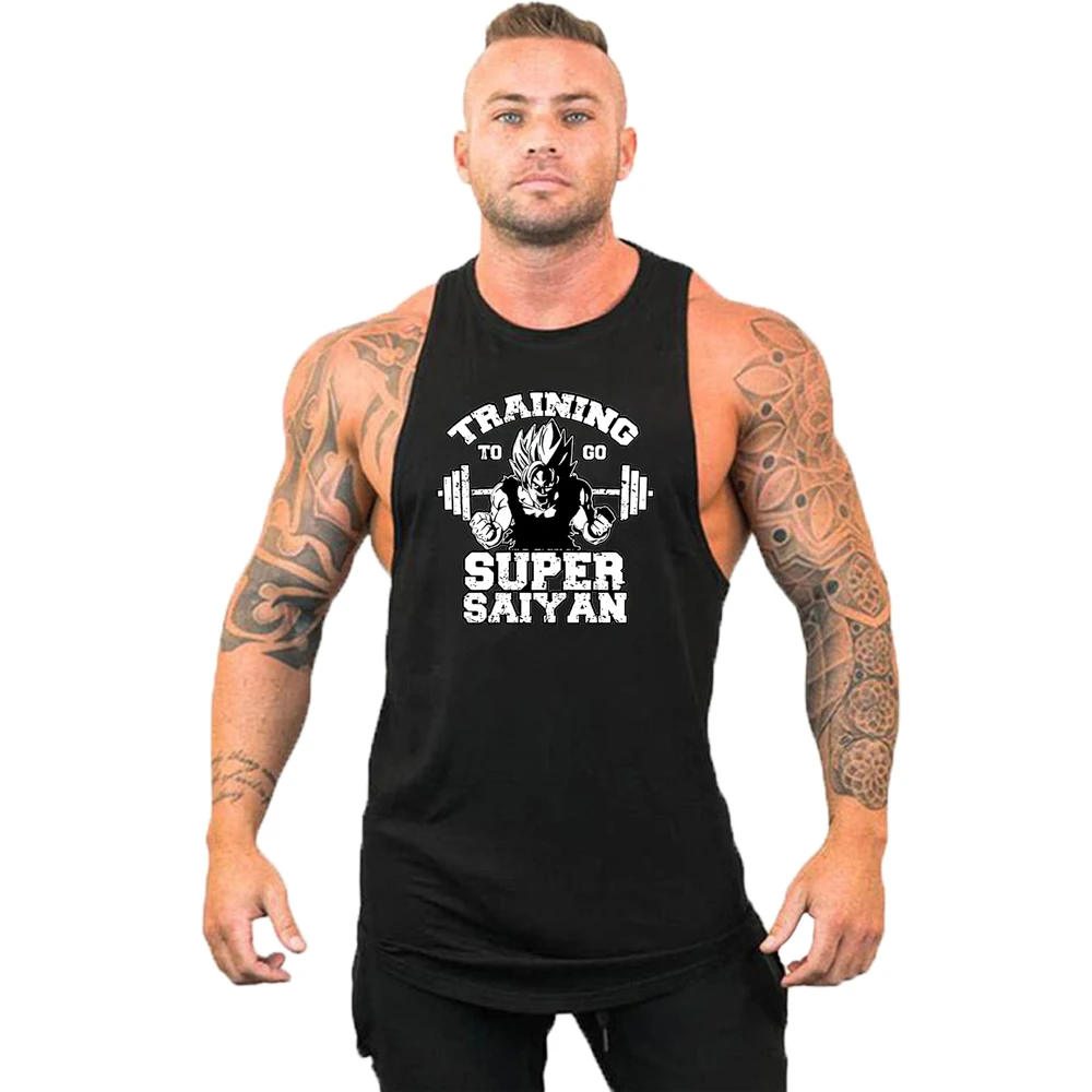 Brand-Vest-Muscle-Fashion-Gym-Mens-Back-Tank-Top-Sleeveless-Stringer ...