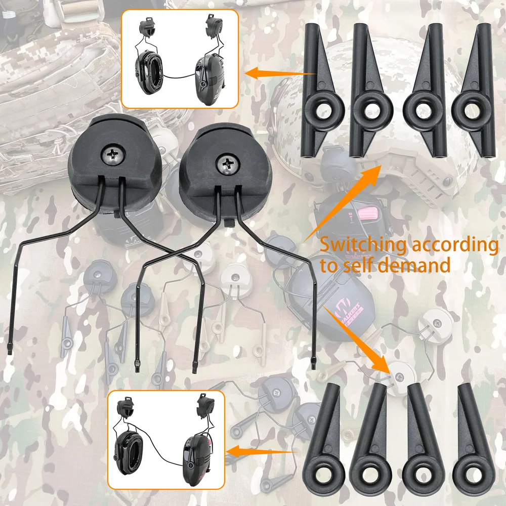 Hearangel-Helmet-ARC-Rail-Adapter-Tactical-headset-Accessories-for ...