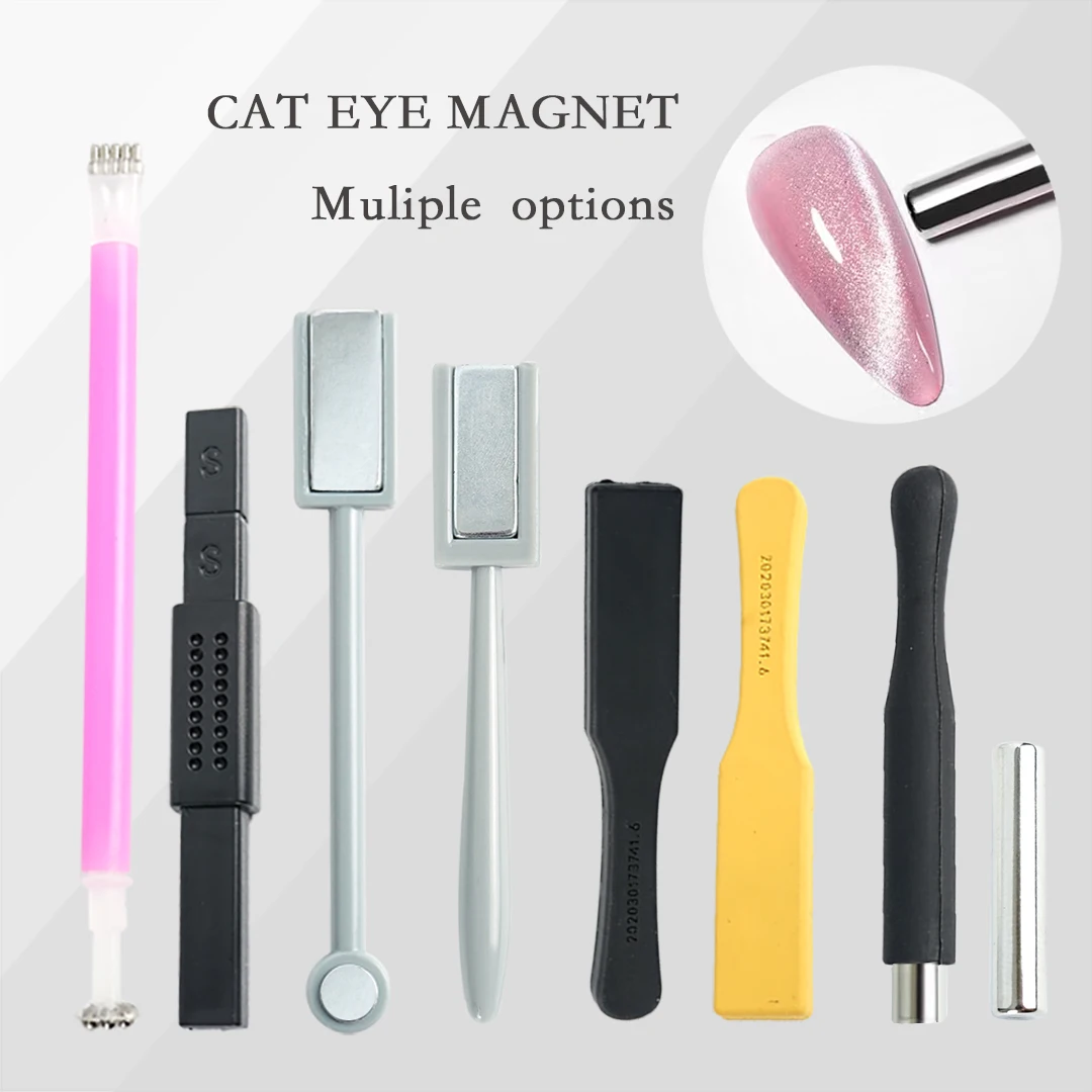 Cat-Eye-Magnet-Single-Double-Head-Cat-Eye-Gel-Magnet-Stick-3D-Curved ...