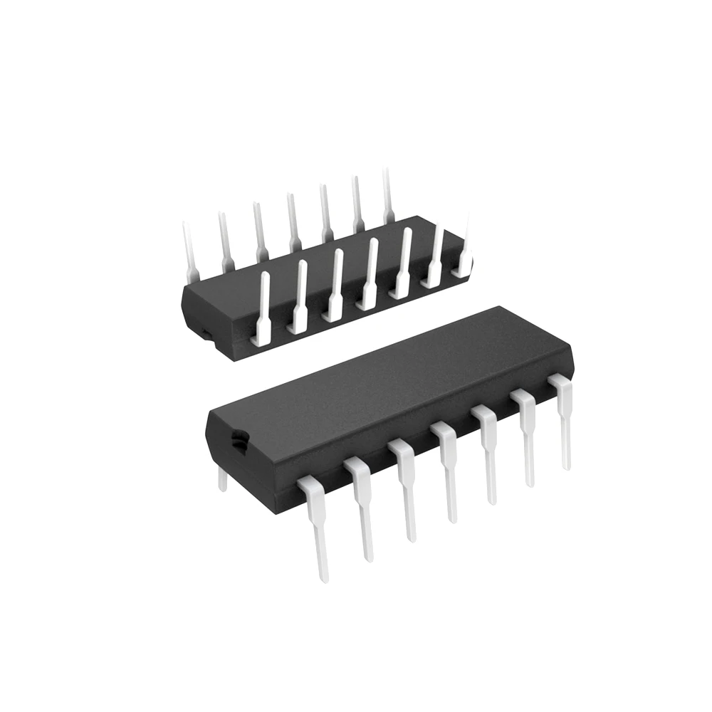 10pcs-lot-NEW-Original-IC-chip-DM7407N-DIP-DIP14-Six-way-buffer-driver ...