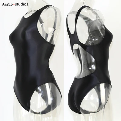 AESCO-No-logo-sexy-print-spa-swimsuit-female-backless-Slim-luster ...