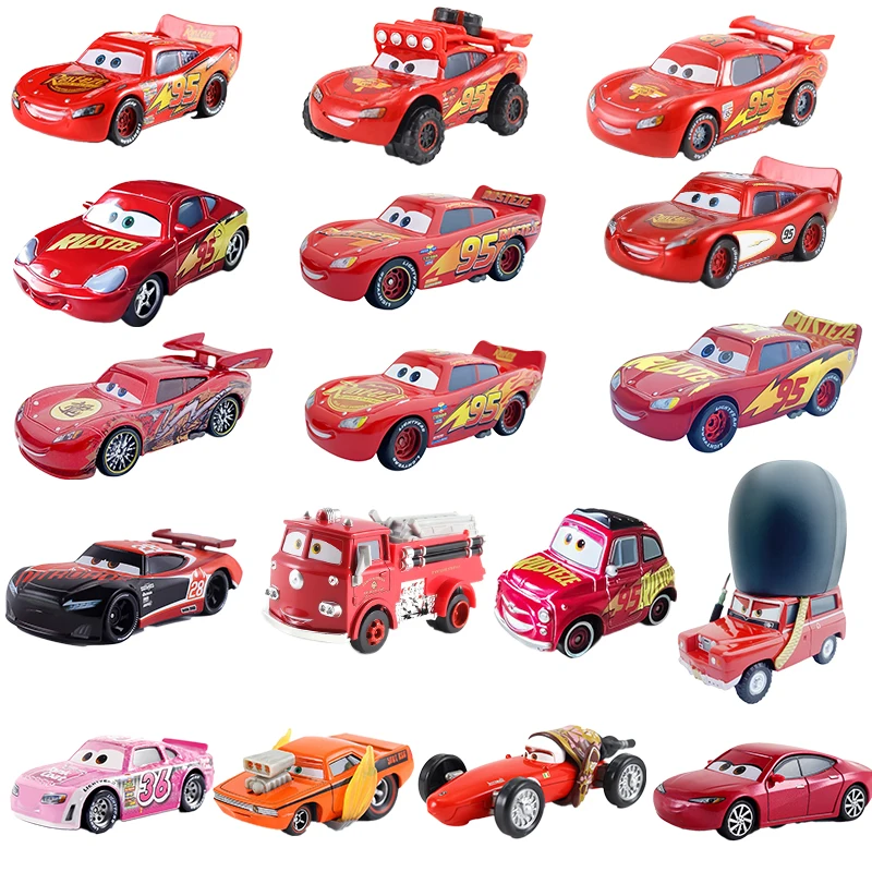 Cars-2-Red-McQueen-series-Disney-Pixar-Car-3-Lightning-Mater-DocHudson ...