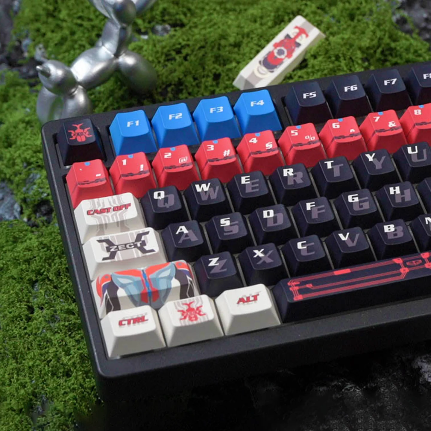 132 Keys Kamen Rider Kabuto Keycaps Anime DIY High Value Boys Gift ...