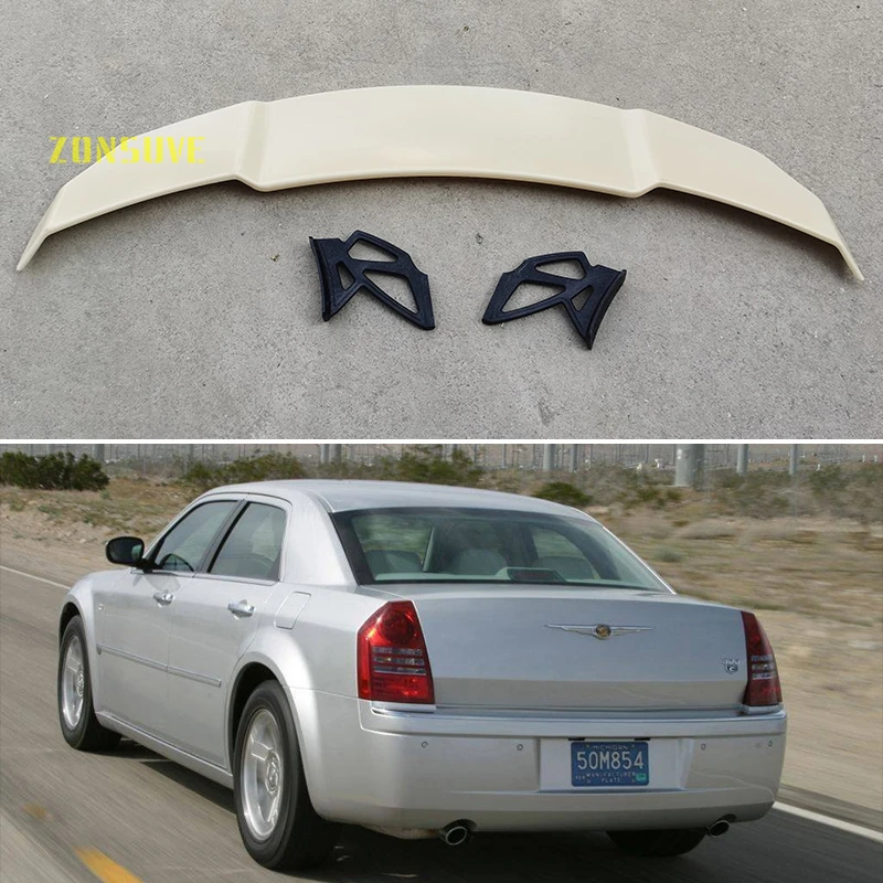 Use For 2004 2008 Chrysler 300C Spoiler Auto Sedan Rear Wing Body Kit ...
