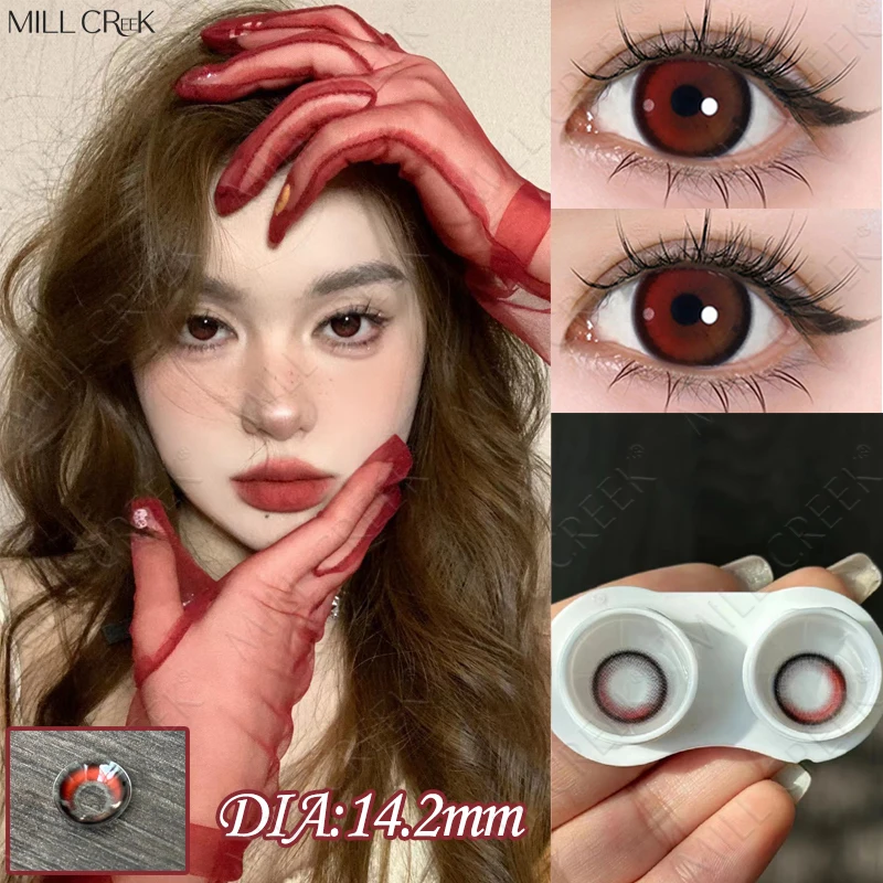 Red Zombie Contact Lenses