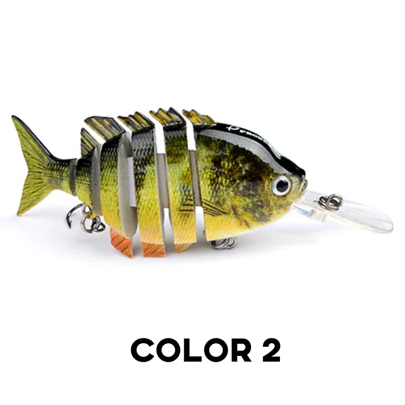 1PCS 10cm 14g Multi Jointed Swimbait Pike Jerkbaits Fishing Lures ...