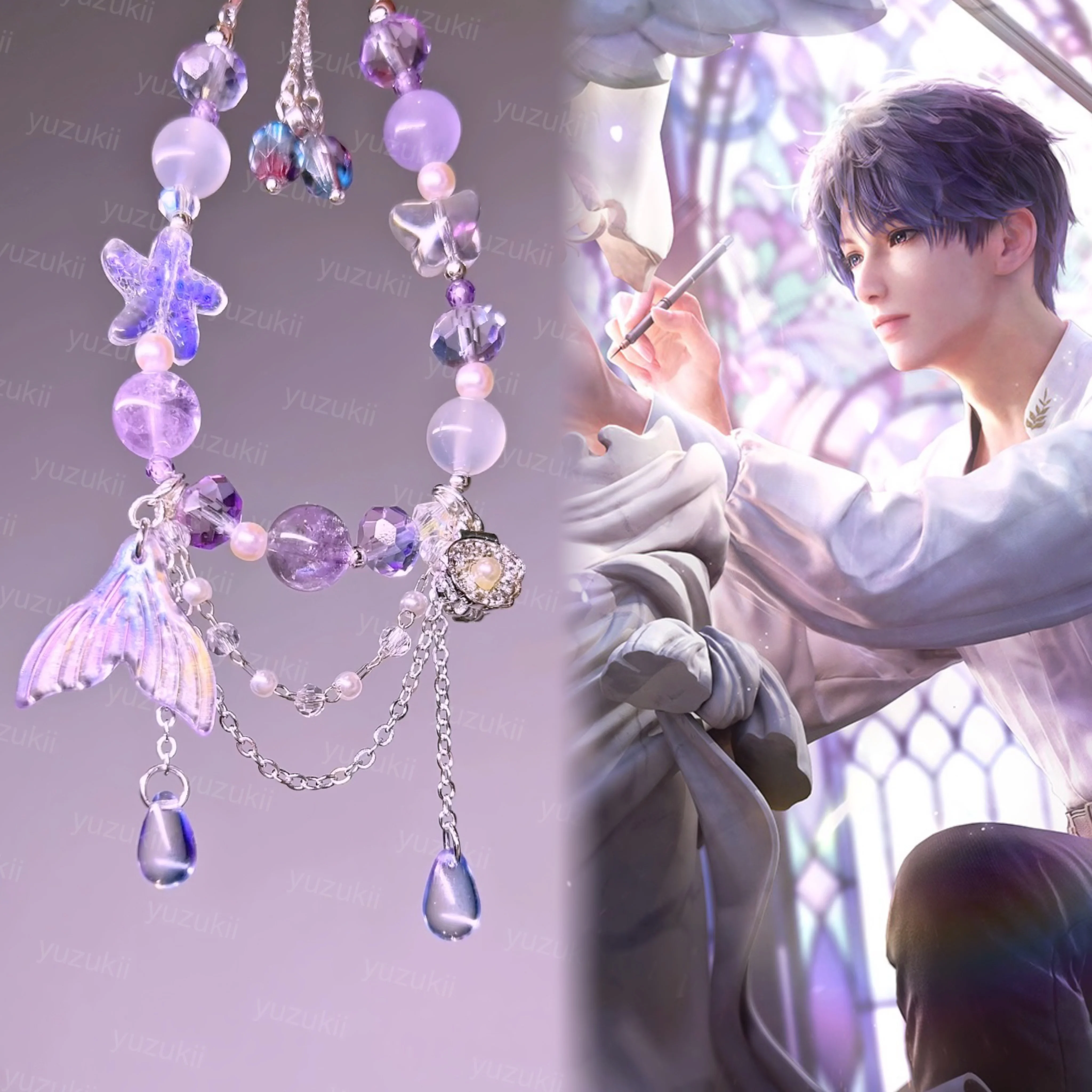 Game-Anime-Love-and-deepspace-Rafayel-Cosplay-Handmade-Bracelets ...