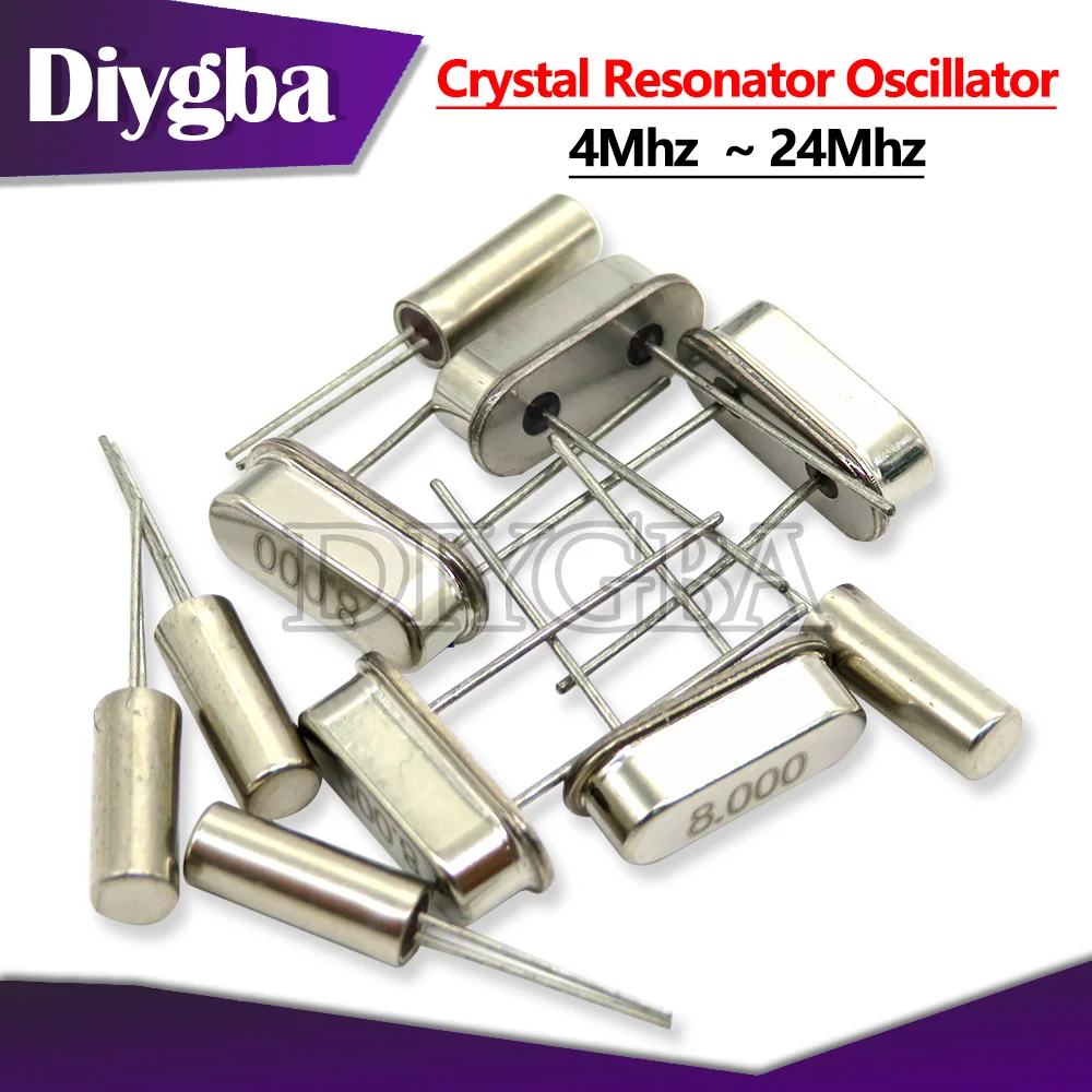 10PCS-LOT-Quartz-Crystal-Resonator-Passive-Oscillator-HC49S-8-000MHZ ...