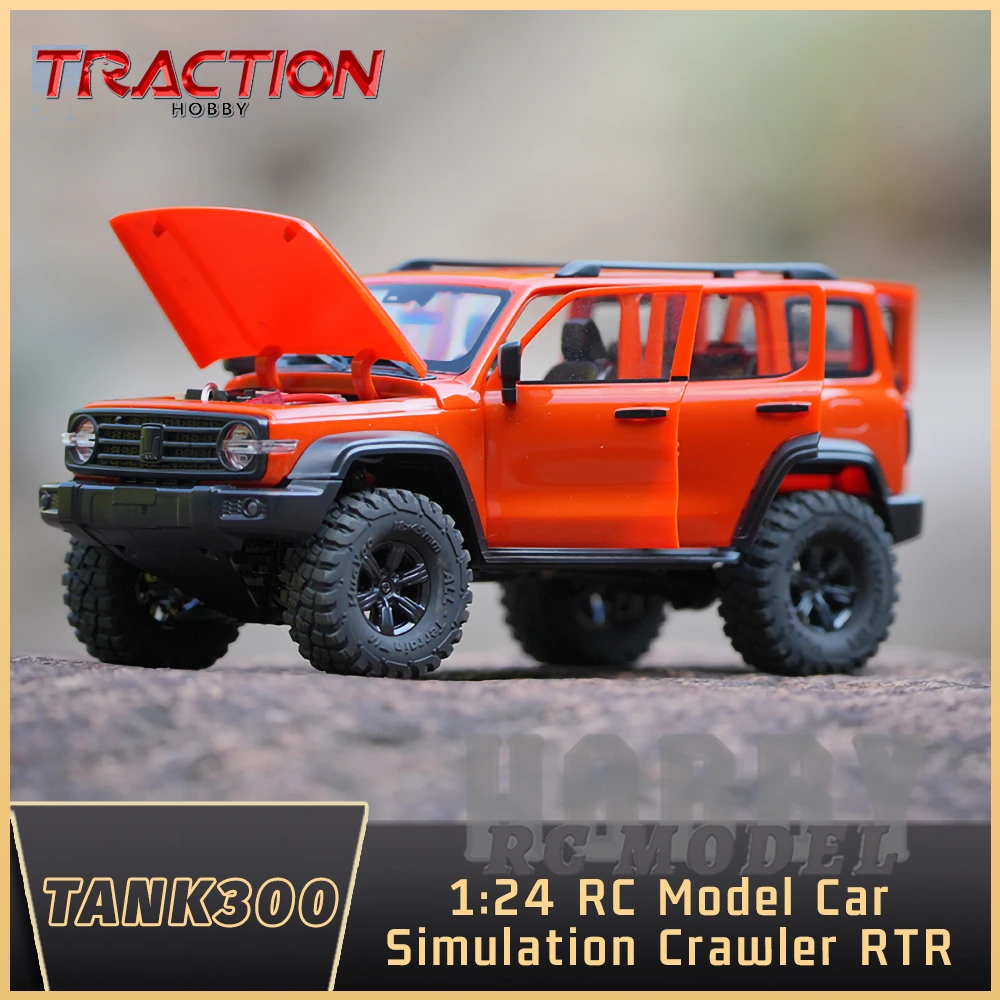 KM TRACTION HOBBY TANK300 RTR MINI 1/24 Electric Remote Control Model ...