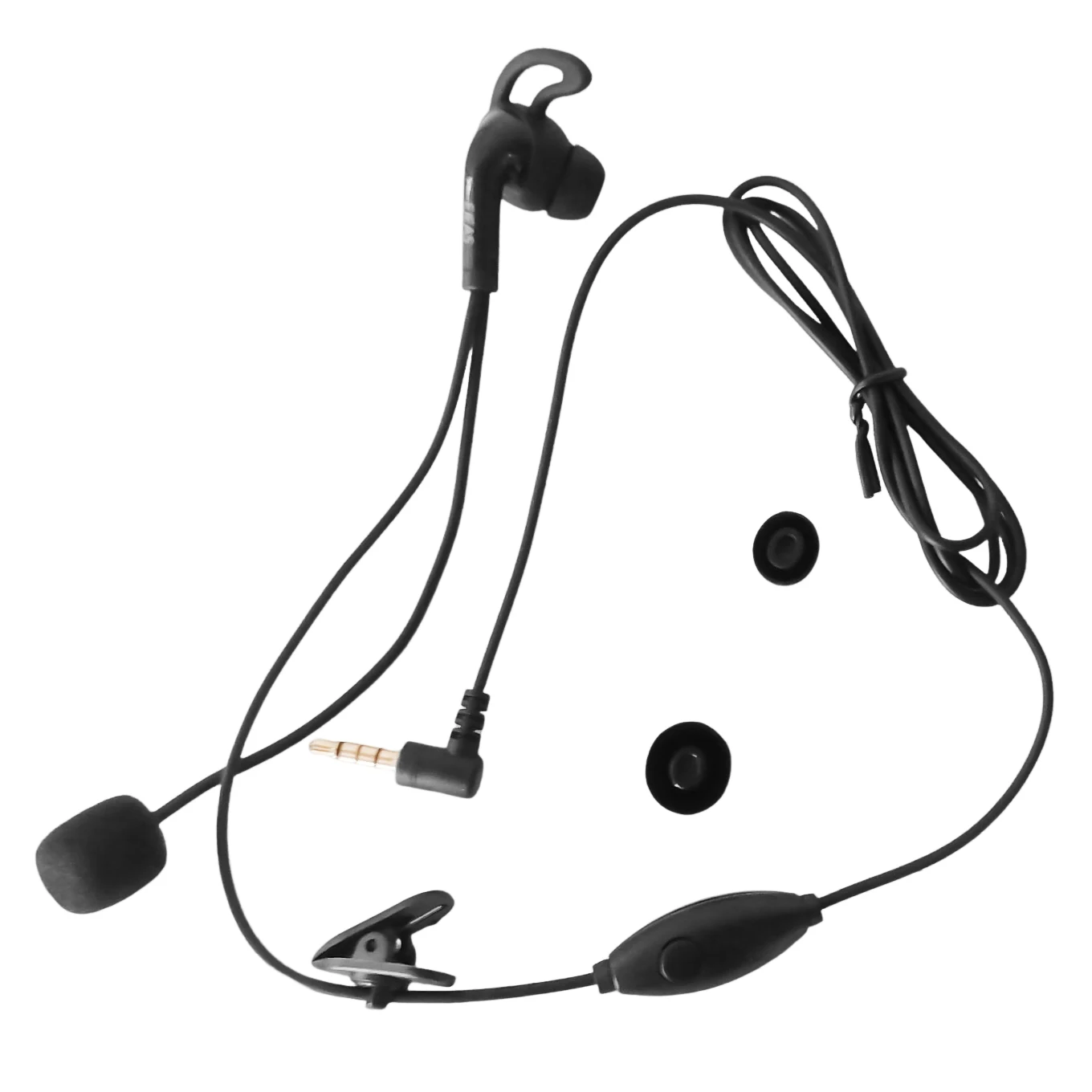 New-Referee-Intercom-Headphone-PTT-Ear-Hook-Monaural-Earphone-Headset ...