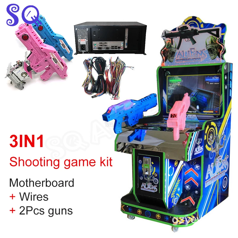 Black-3-in-1-Simulator-Kit-Full-Firepower-Motherboard-Game-Consol-1pcs ...