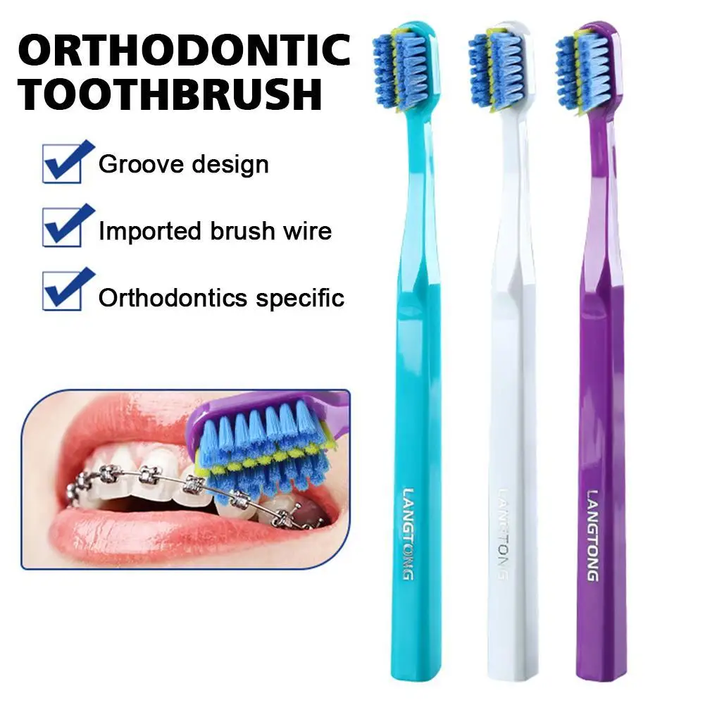 Orthodontic-Toothbrush-V-Trim-Brush-Interspace-Brush-for-Ortho-Brace ...