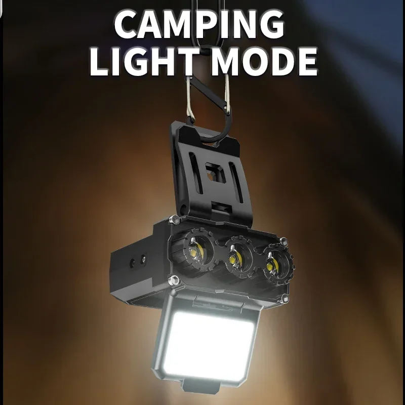 JIASHUAIXIN Headlamp special for night fishing, hat clip lamp, ultra ...