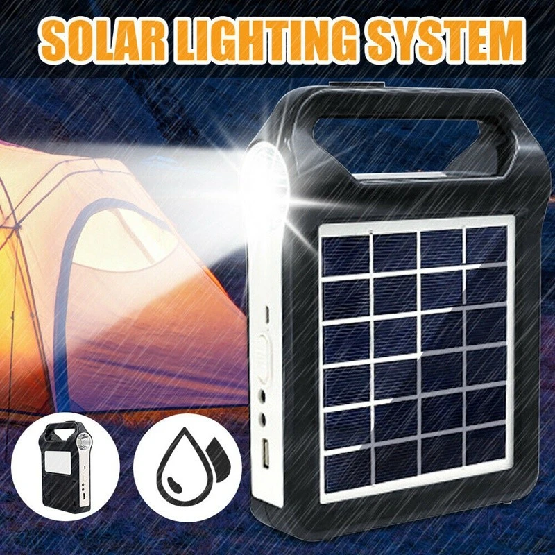 6v Power Storage Generator System Portable Solar Panel Usb Charger With ...