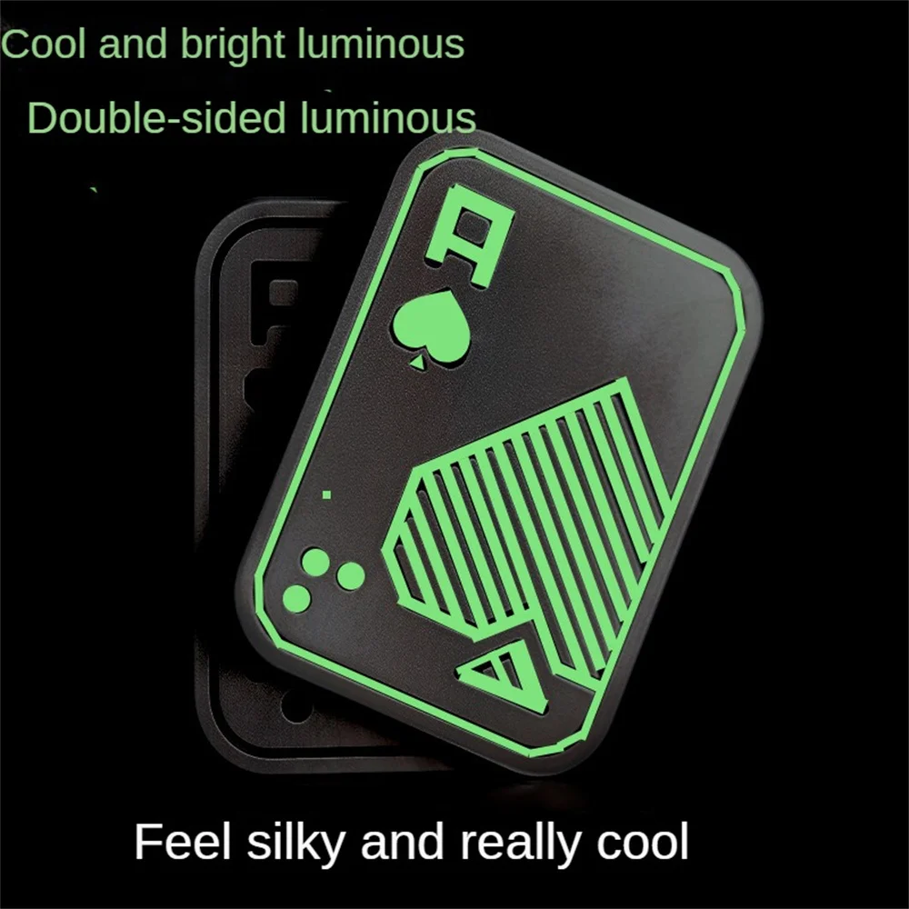 Poker-Fidget-Magnetic-Stainless-Steel-Poker-Push-Card-Metal-EDC-Hand ...