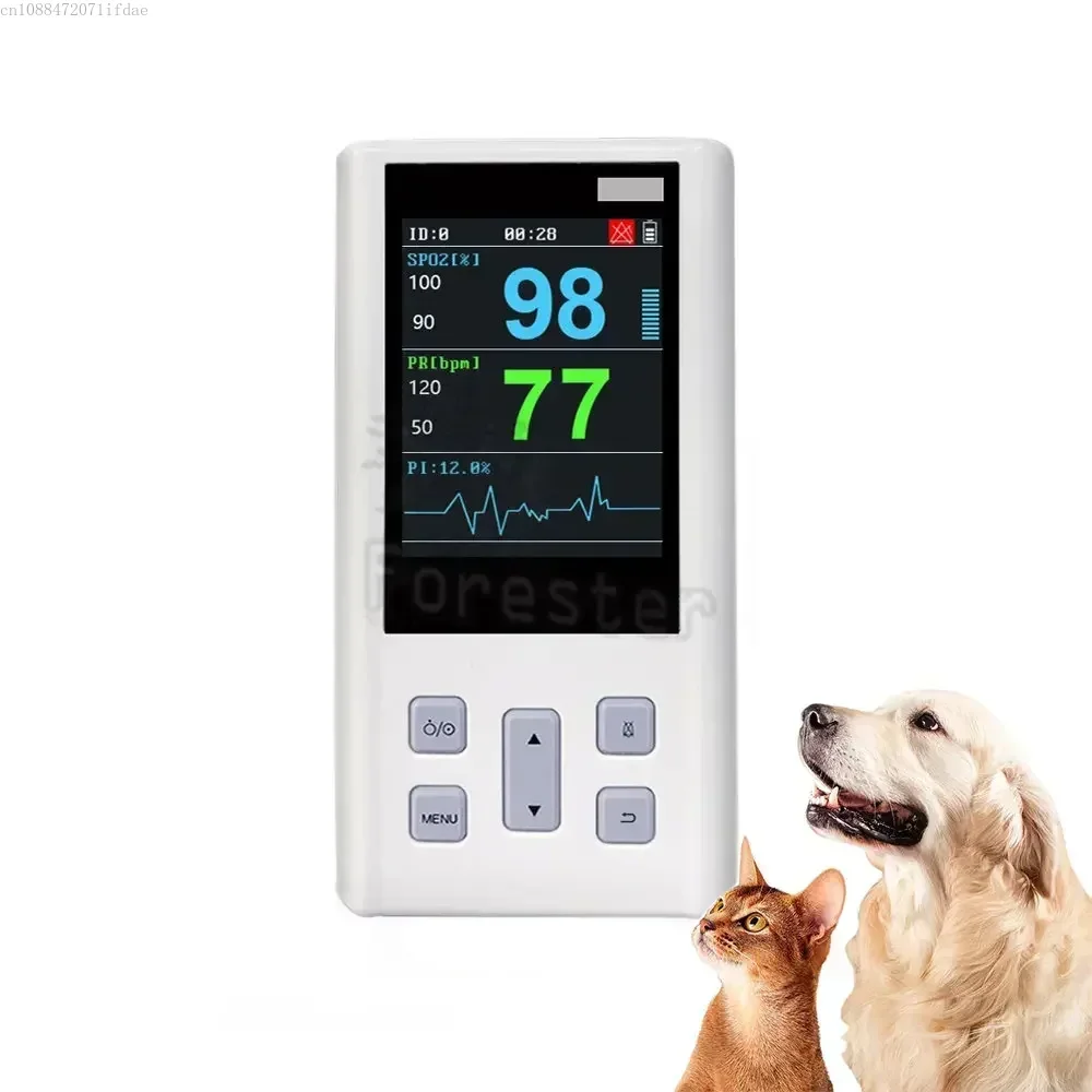 Portable Pulse Oximeter for Heart Rate and Saturation with Veterinary ...