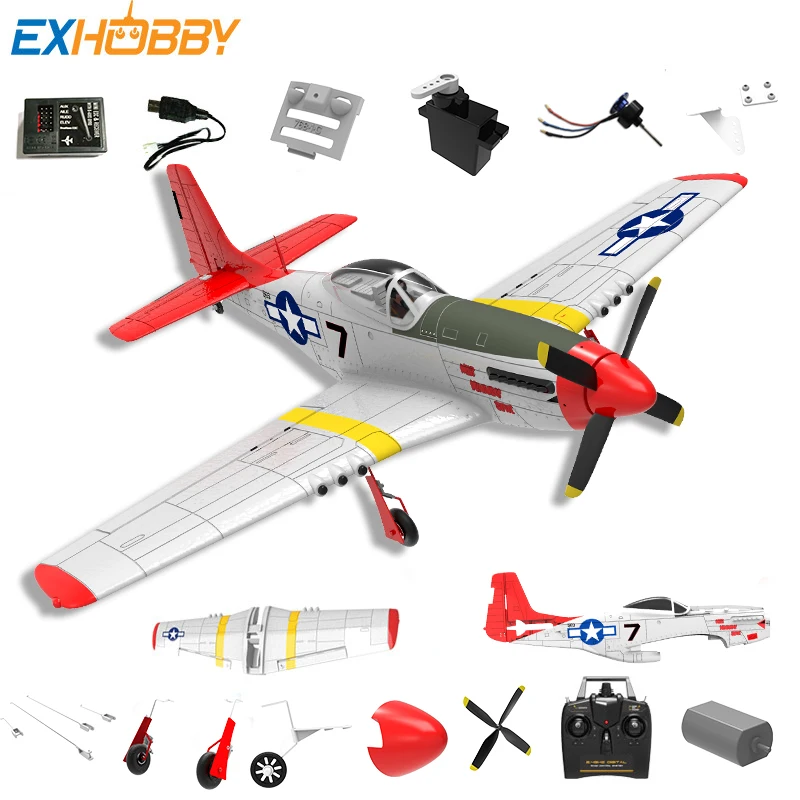 VOLANTEXRC RC Airplane Spare Part 768-1 P-51 Mustang USB/Main wing and ...