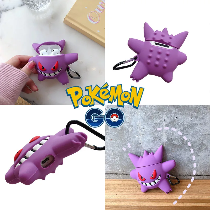 Airpod Pro Cases Pokemon Gengar | Pokemon Airpods Pro 3 Case | Silicone ...