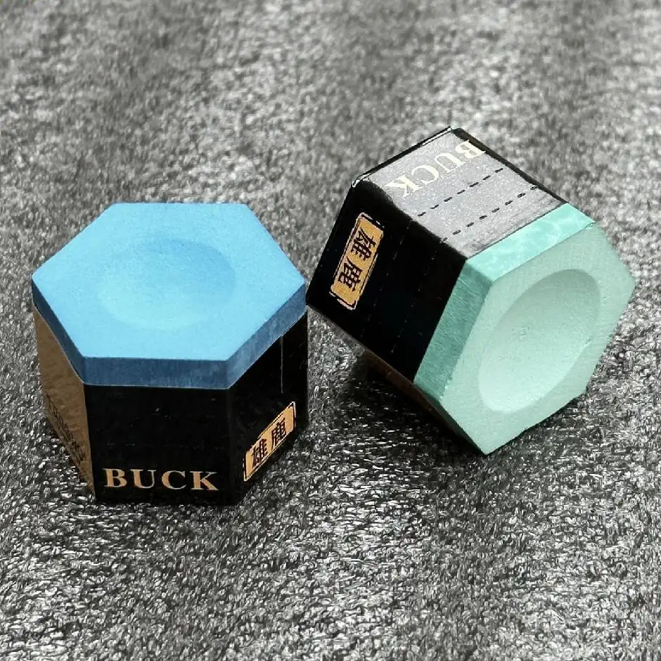 Superior-Quality-BUCK-Six-sided-Snooker-Cue-Chalk-New-Design-of-hexagon ...