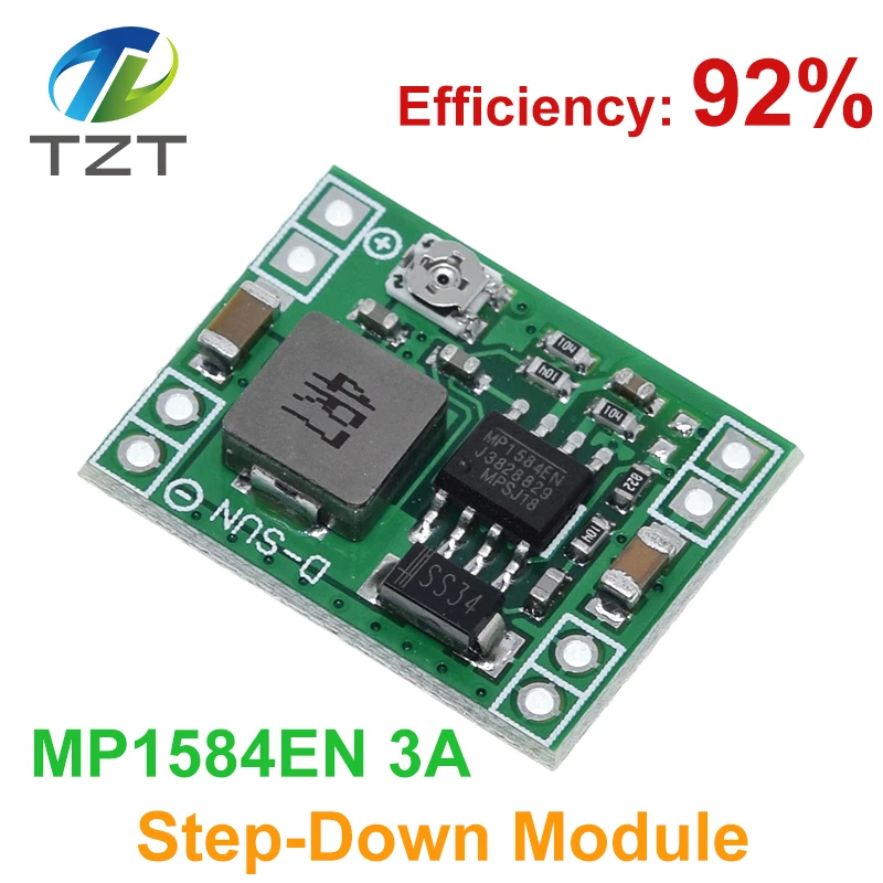 TZT Ultra-Small Size DC-DC Step Down Power Supply Module MP1584EN 3A ...