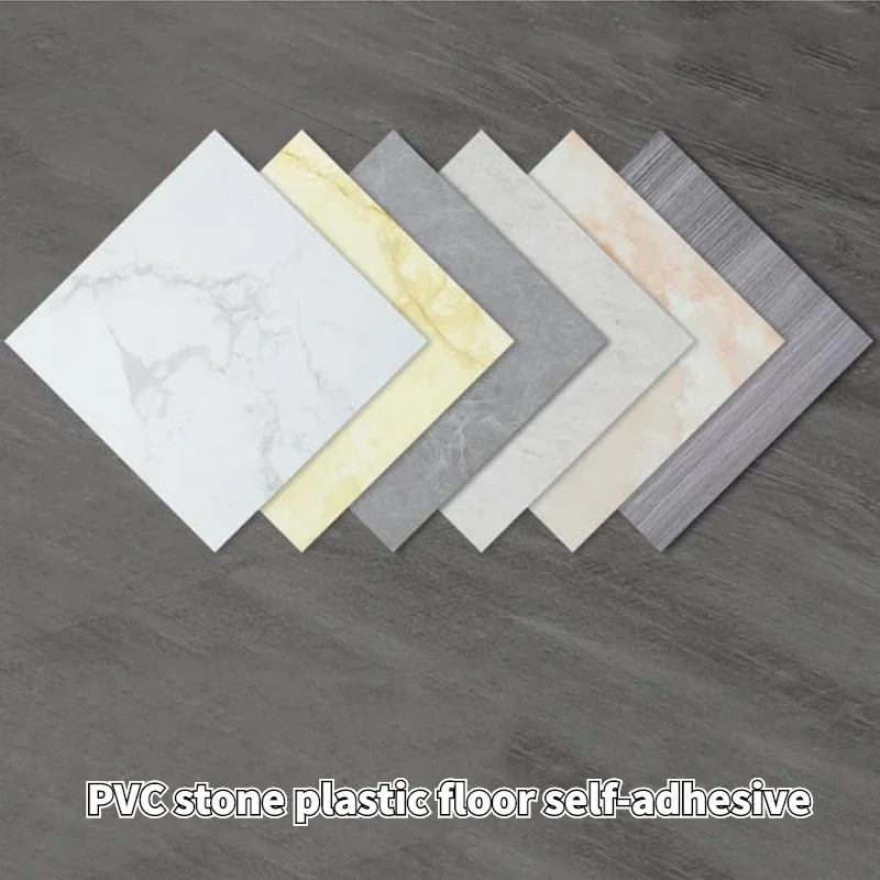 Simulated-Marble-Tile-Floor-Sticker-PVC-Waterproof-Self-adhesive-for ...