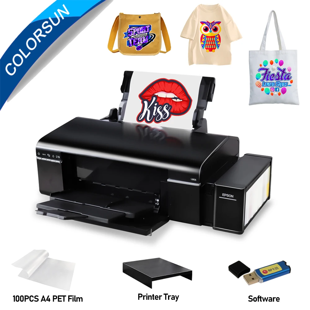 Colrosun DTF Printer A4 L805 For Epson A4 Direct to Film Printing ...