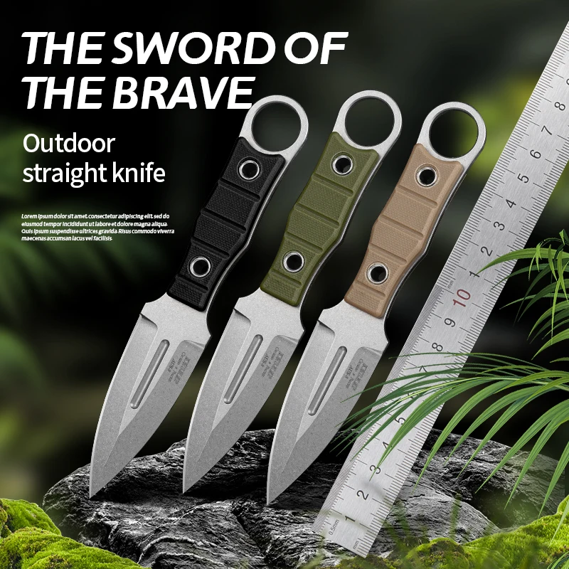 Cut-off-the-ear-Outdoor-camping-knife-machete-K-sheath-military-Russian ...