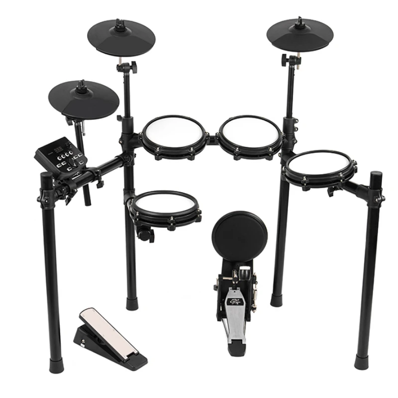 Percussão Eletrônica: Kit Completo de 5 Baterias e 3 Pratos com Padrão ...