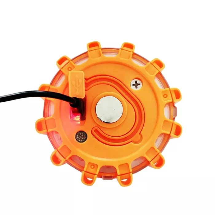 3 Pack flasher police Rechargeable LED Road Flares Emergency Lights ...