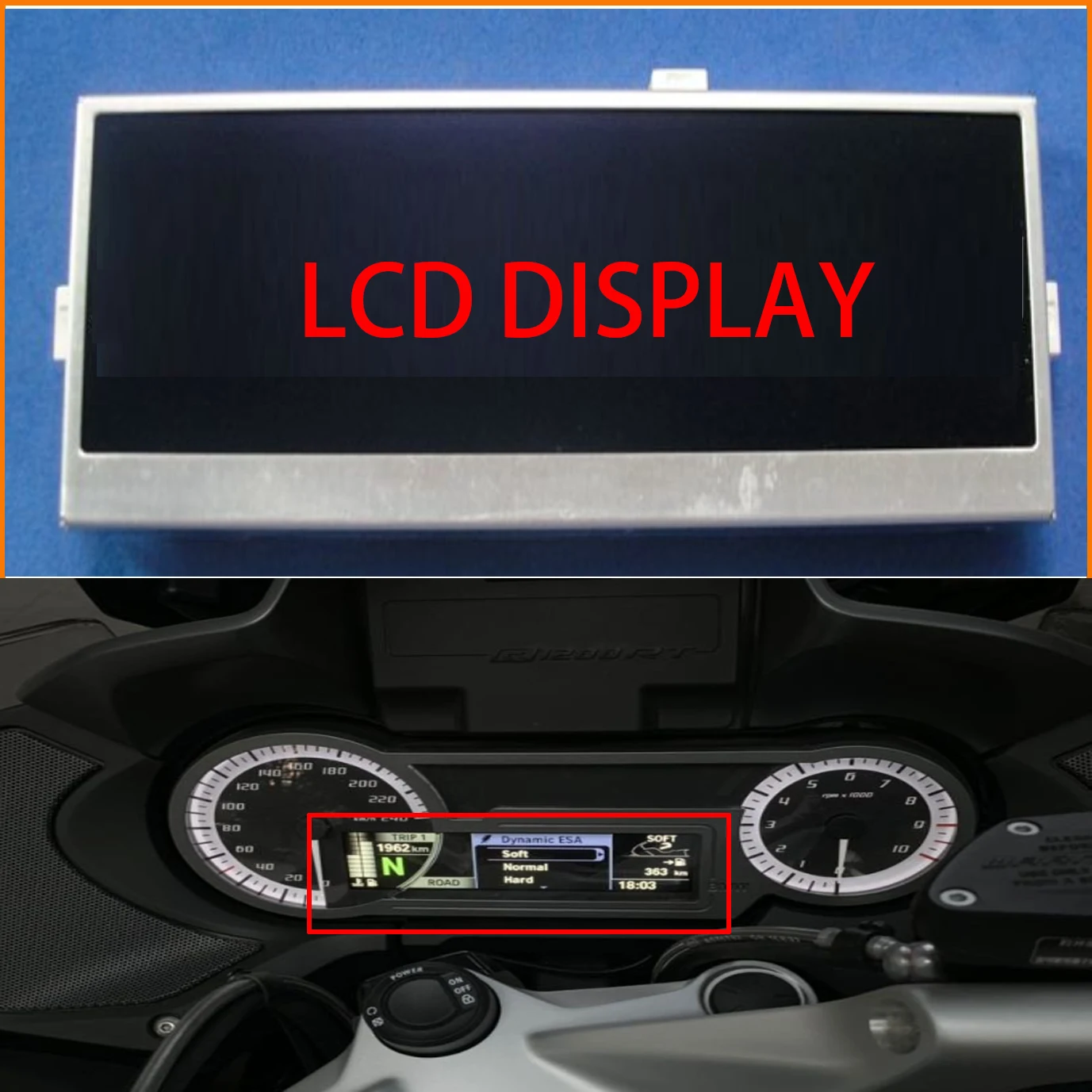 Motorcycle-Motorbike-Dashboard-GPS-Radio-LCD-Display-for-BMW-R1200RT-LC ...