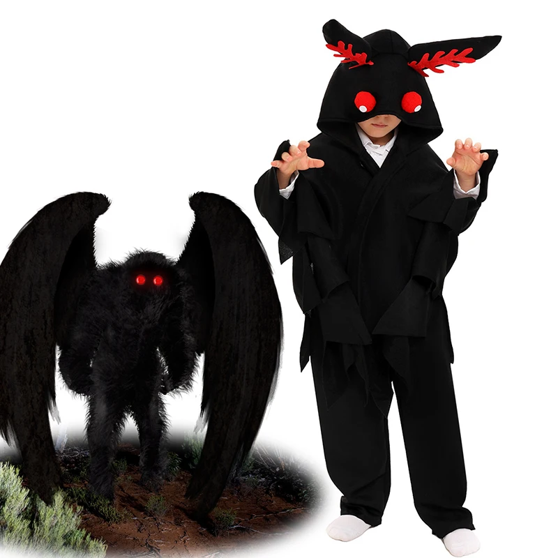Unisex-Scary-Black-Big-Bird-Monster-Halloween-Purim-Carnival-Outfit ...