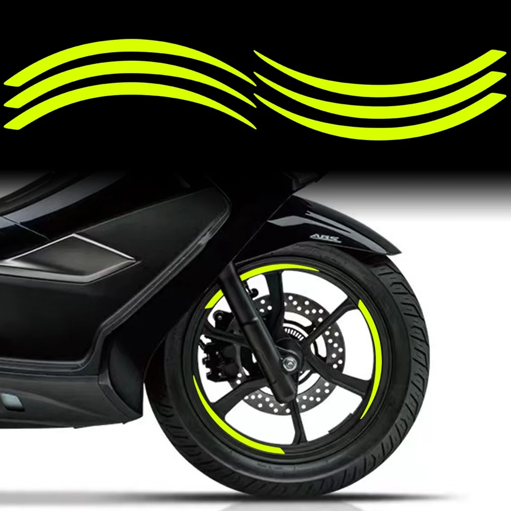 10-12-Inches-10-12-Motorcycle-Wheel-Hub-Sticker-Scooter-Tire-Reflective ...