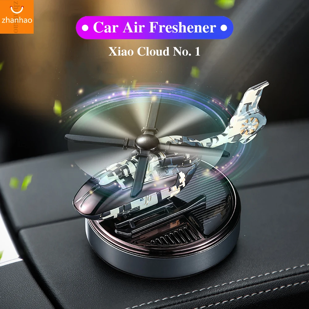 Solar Helicopter Car Air Freshener Interior Accessories Decoration ...