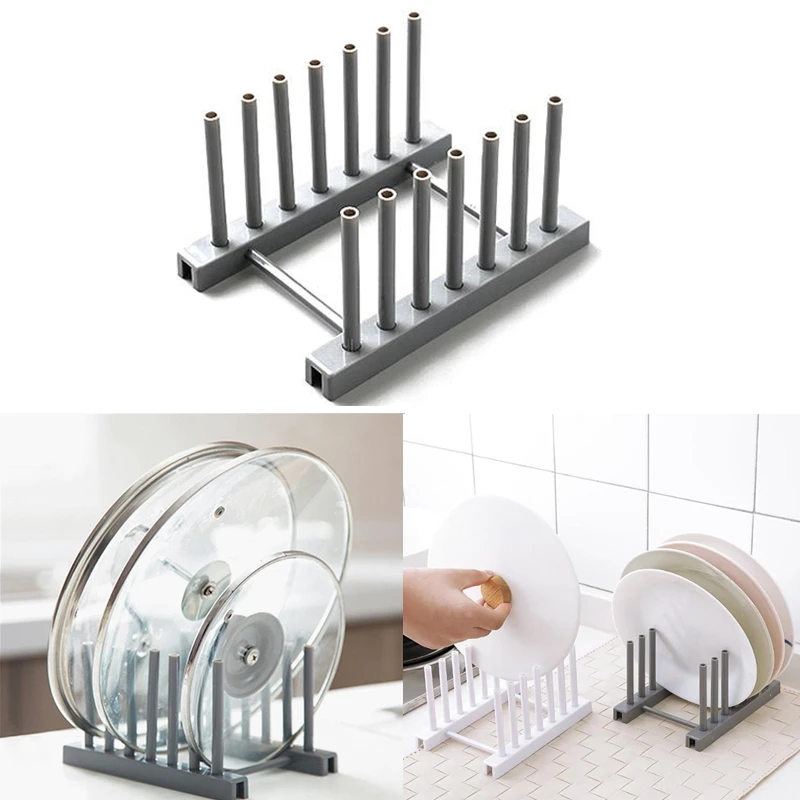 Dish-Drainer-Rack-Kitchen-Plates-Holder-Drying-Organizer-Plates-Display ...