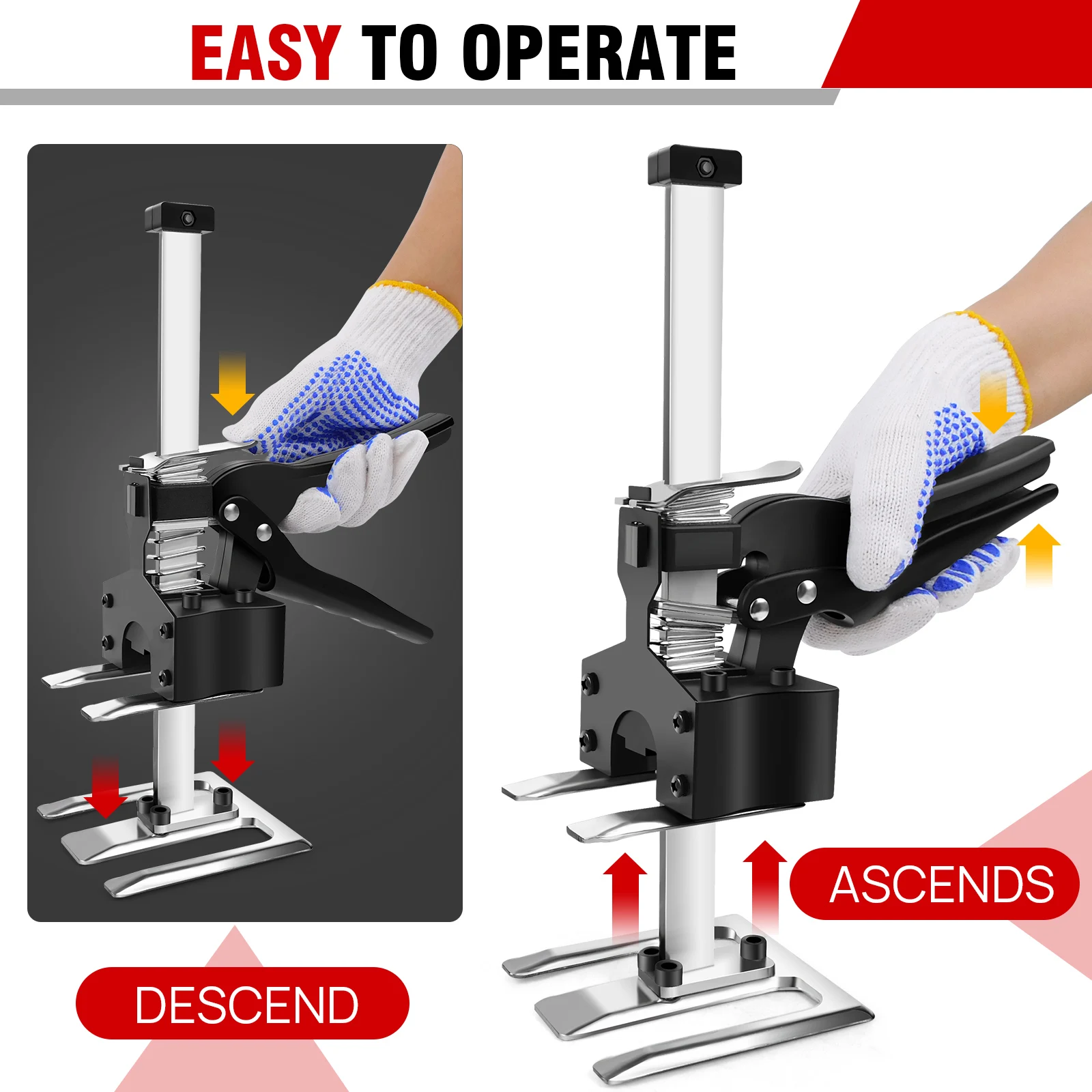 2pcs Hand Jack Lift, Labor Saving Arm Tool, Multi-Function Height ...