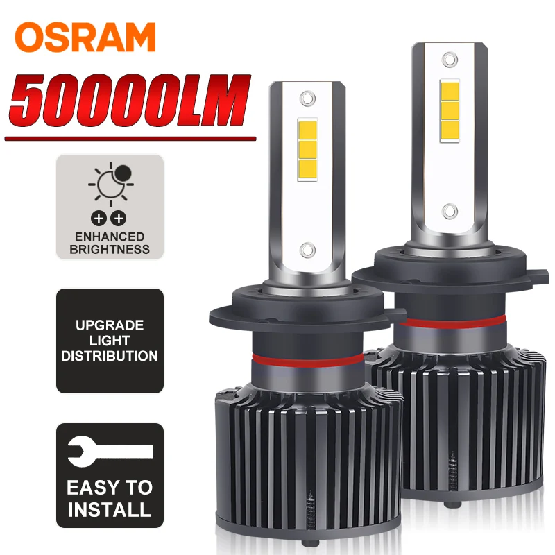 OSRAM H7 Led Lights For Car 54W H4 LED Bulb Original H11 H8 HB3 9005 ...