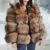 Maomaokong 2022 Super Hot Winter Women Real Fur Coat Natural Fox Fur Raccoon Fur Jacket With ...