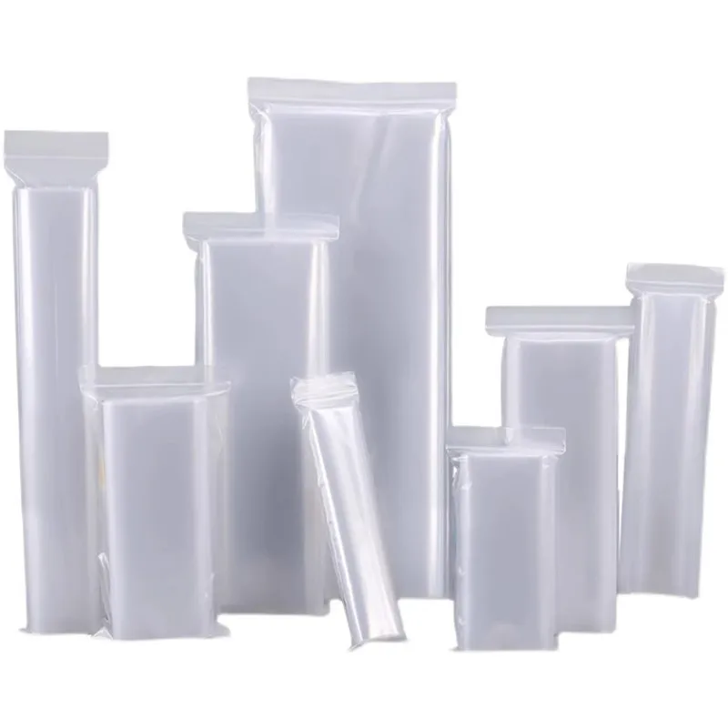 100PCS-Thick-Clear-Plastic-Ziplock-Packaging-Bag-Resealable-Remote ...