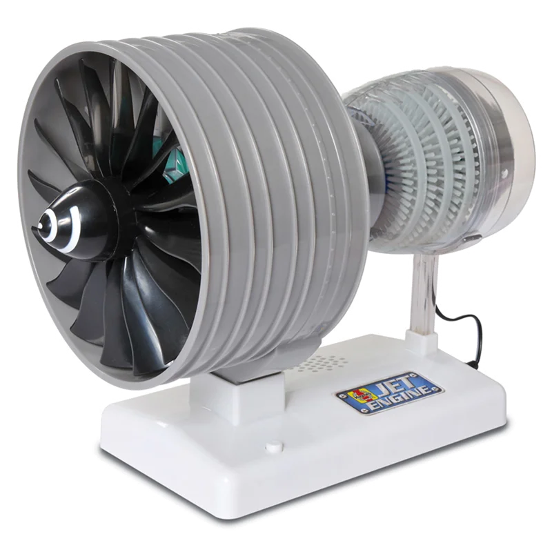 Aircraft Engine Model Simulation Aviation Jet Turbofan Engine Movable ...