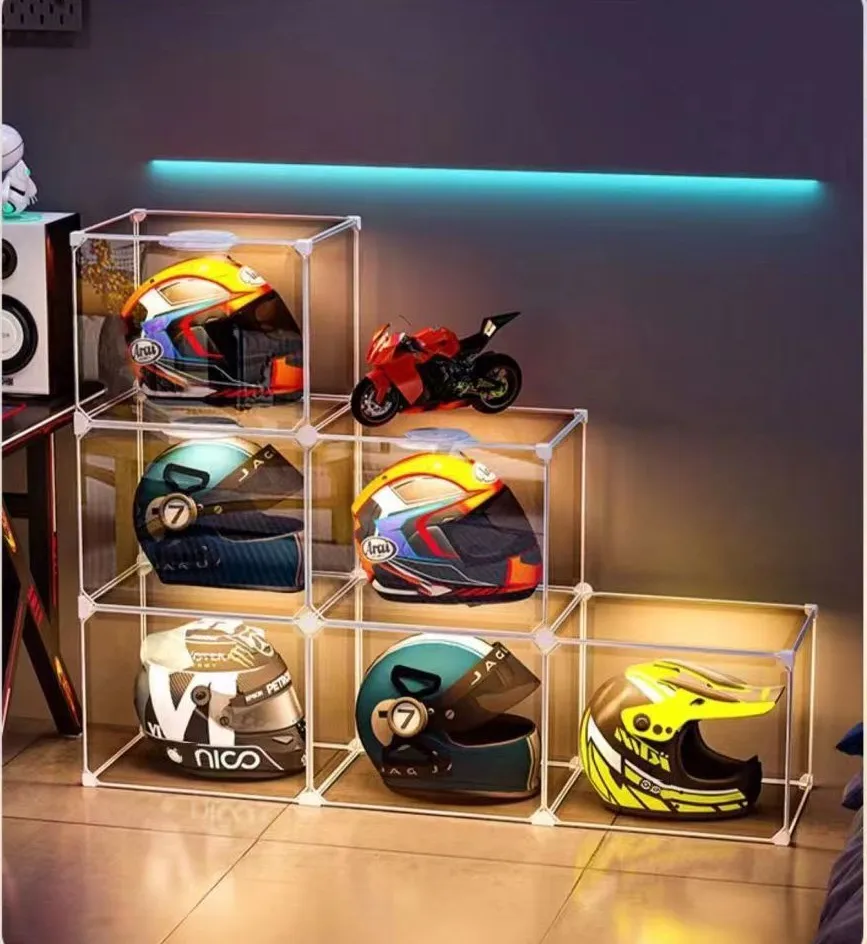 Helmet-Modern-Minimalist-Storage-Rack-Motorcycle-Hat-Cabinet-Home ...