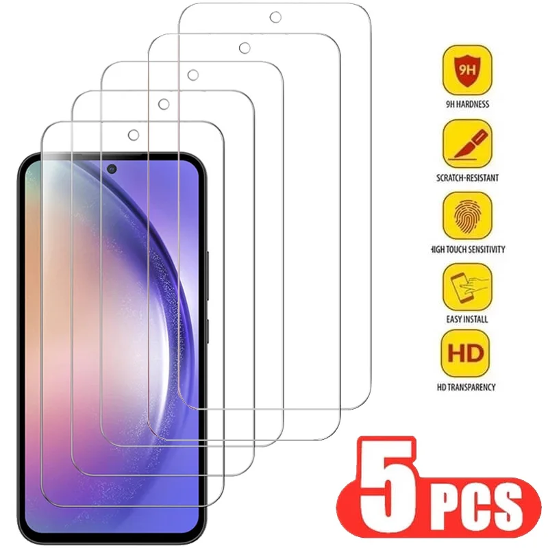 samsung a55, a35 a14 Tempered Glass for Samsung Galaxy A55 A14 A54 A34 ...