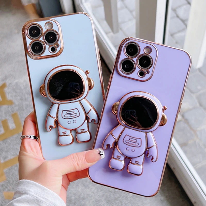 Funda-de-tel-fono-plegable-con-soporte-de-astronauta-de-lujo-para ...