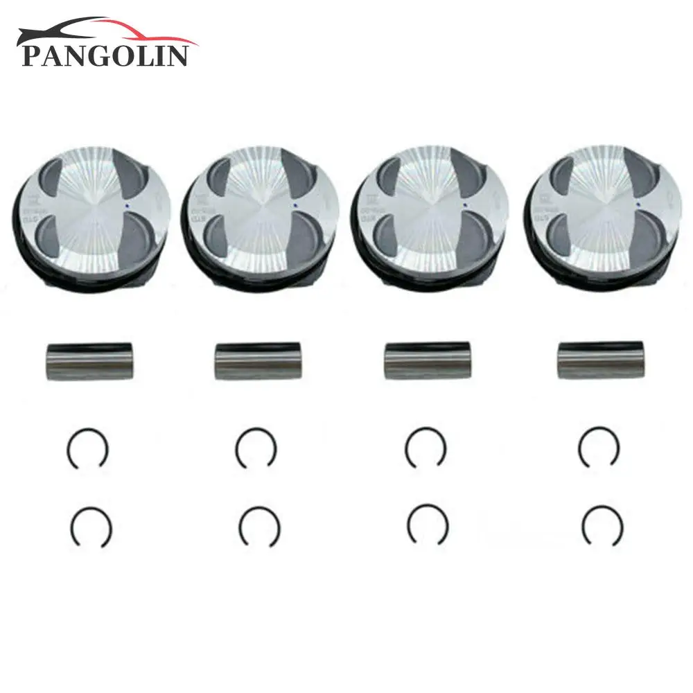 4pcs 77mm STD N12 N16 Engine Piston & Ring kit 11257589348 for MINI R55 ...