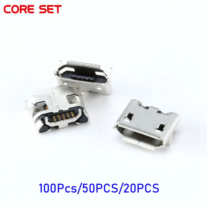 Mini-USB-Anschl-sse-Micro-Jack-Anschluss-weiblich-5-polig-Ladebuchse ...