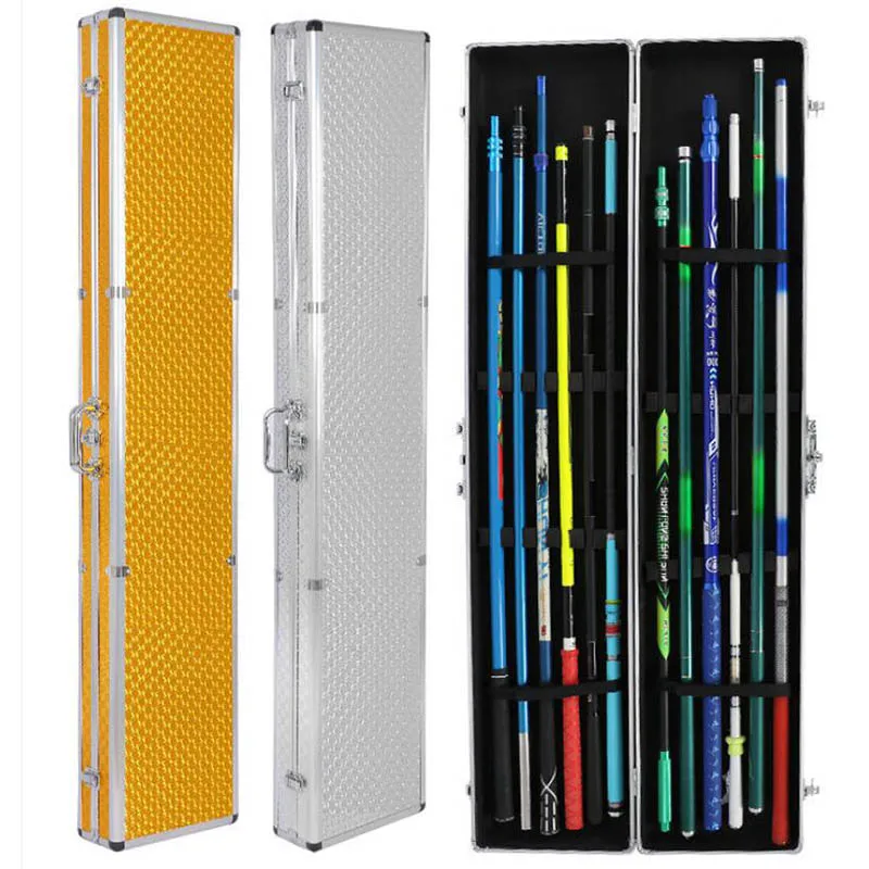 125cm-130cm-Aluminum-alloy-Hard-Case-Fishing-Rod-Bag-Ultralight-Hard ...