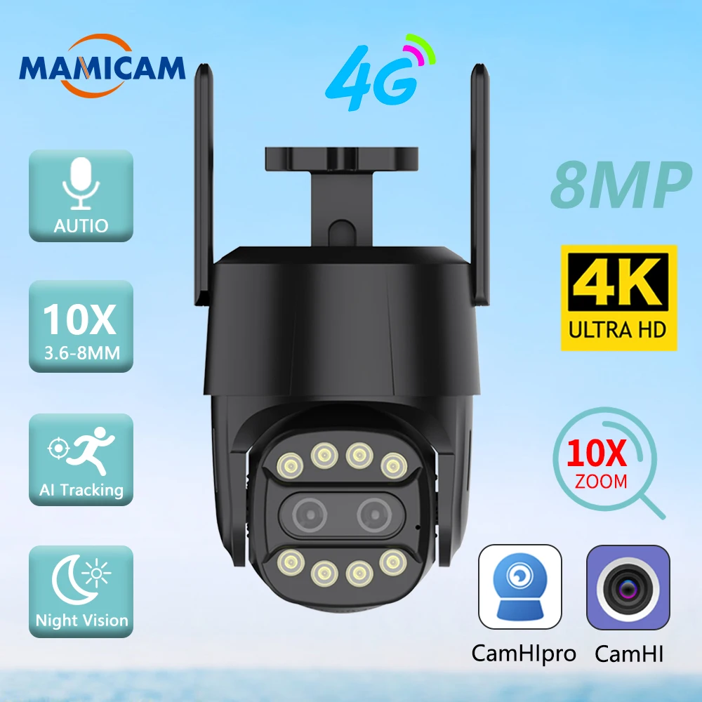 4K-8MP-IP-WiFi-3G-4G-SIM-Card-Camera-Security-Protection-Wireless ...