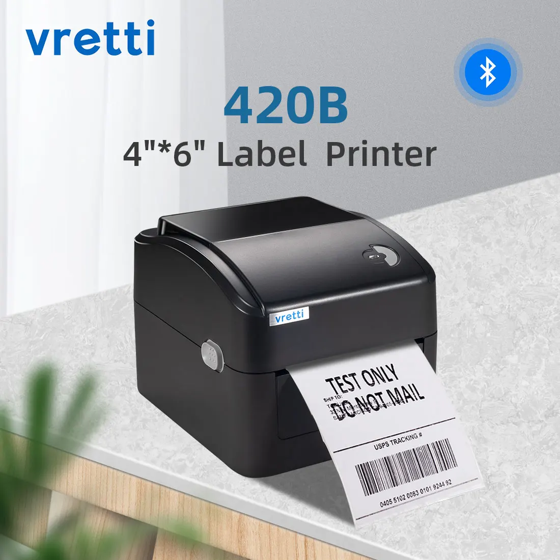 Vretti – Imprimante Thermique Pour Étiquettes 420b, 4x6, Sans Fil ...