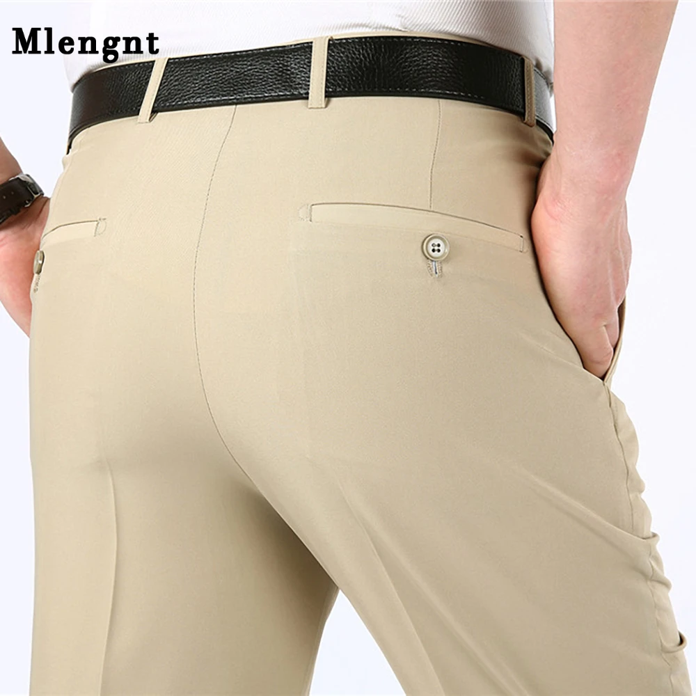 2021 New 29 44 Big Size Men Summer Business Suit Pants Spring Autumn ...