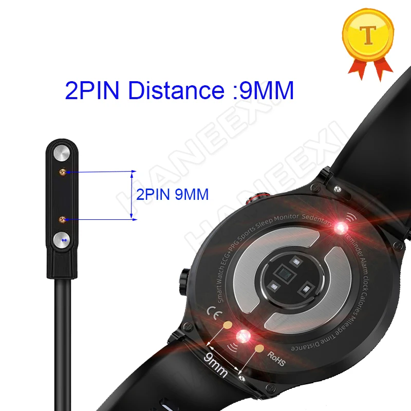 high-quality-Smart-Watch-Magnetic-2-pin-USB-Charger-2pin-9mm-Charging ...