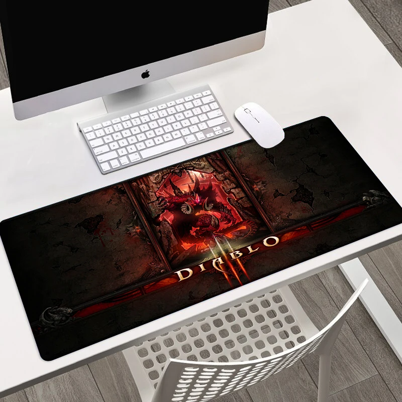 Hd Printing Mousepad Computer Lock Edge Keyboard Mat Pc Desk Pad Large ...